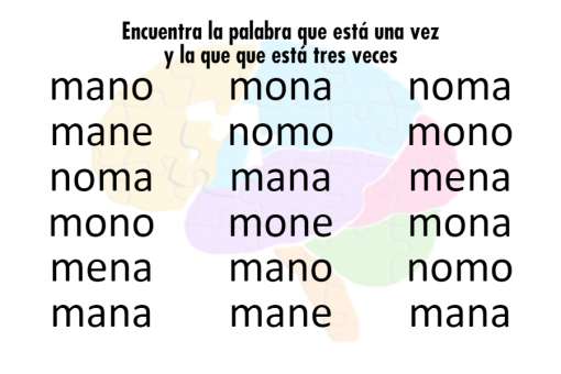 Ejercicio Nº5308 de tipo Encuentra | Rutina 2024-12-15