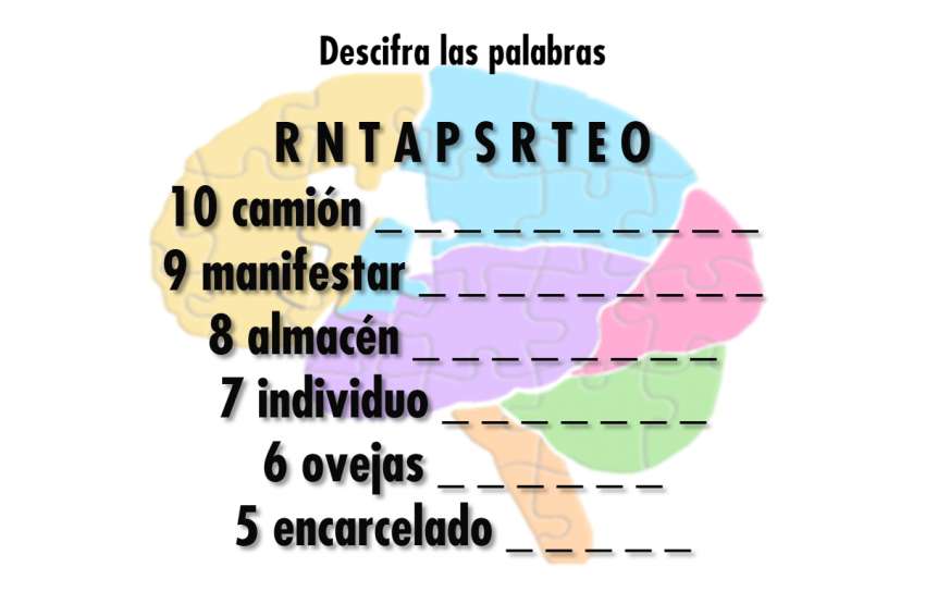 Ejercicio Nº7827 de tipo Descifra la palabra | Rutina 2025-03-31