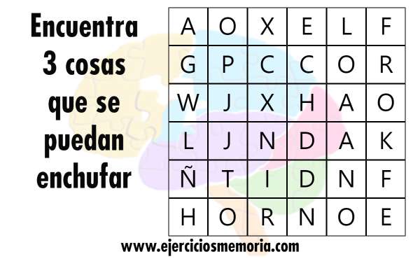 Ejercicio Nº8269 de tipo Sopa de Letras | Rutina 2025-06-21