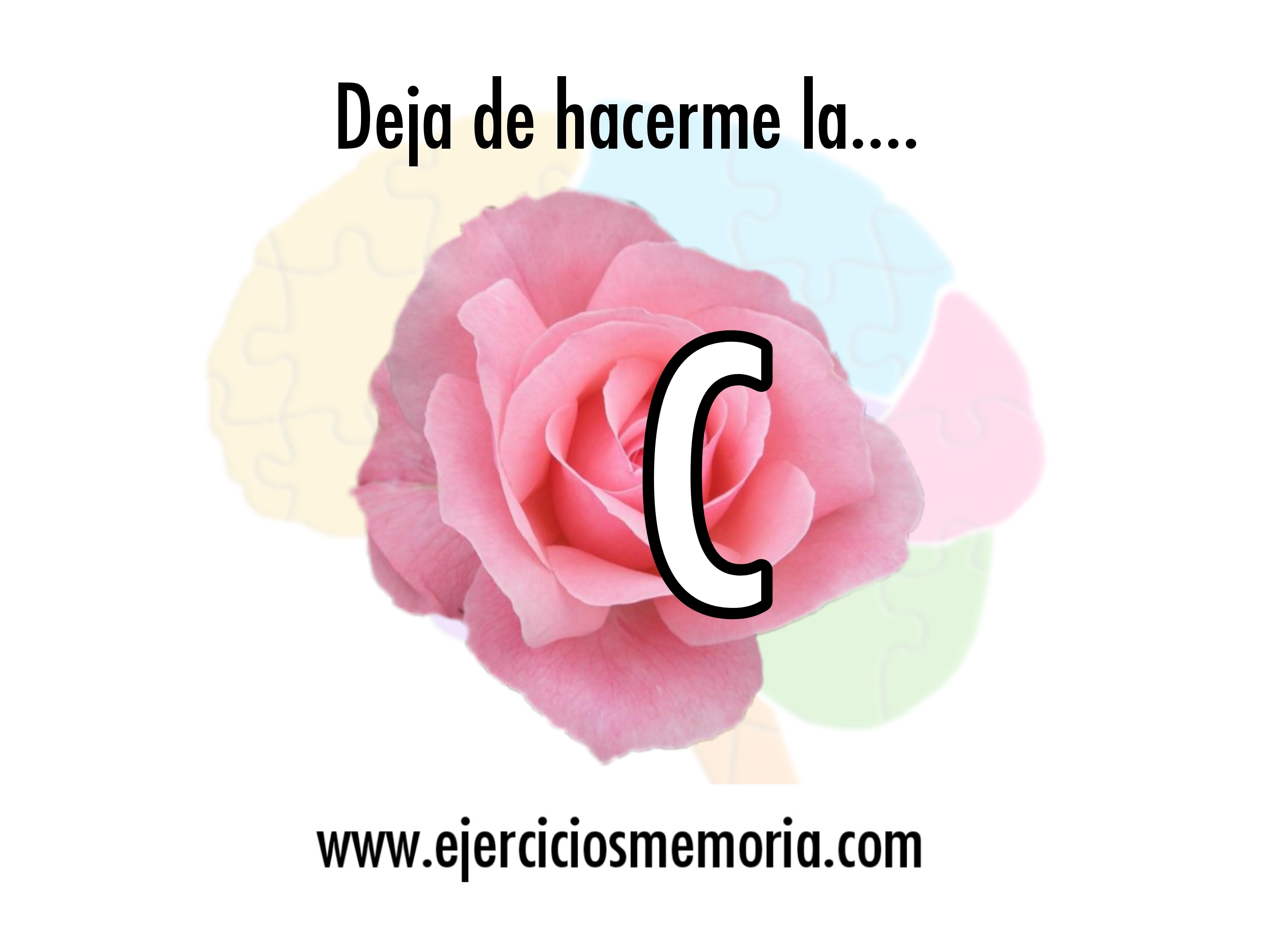 Ejercicios de Descifra la palabra | Ejercicios de Memoria